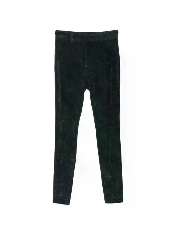 Alberta Ferretti Velvet-effect Trousers
