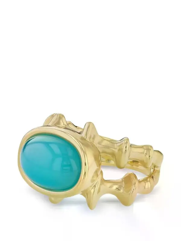 Vram Chrona Ii Ring With Oval Chrysocolla