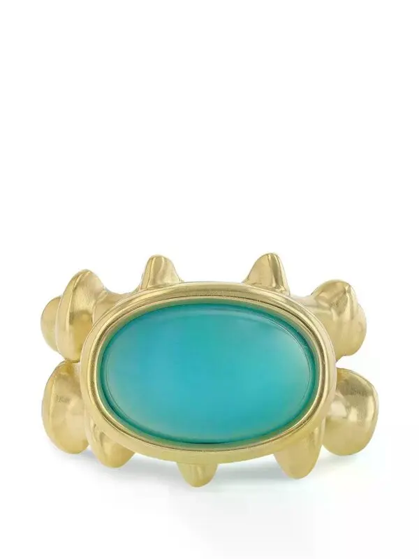 Vram Chrona Ii Chrysocolla Ring - Gold
