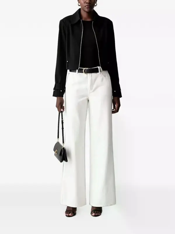 Guess Cropped Jacket With Buckle Detail