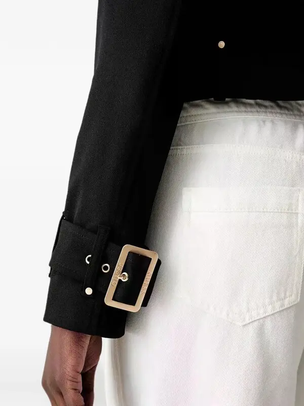 Guess Cropped Jacket With Buckle Detail