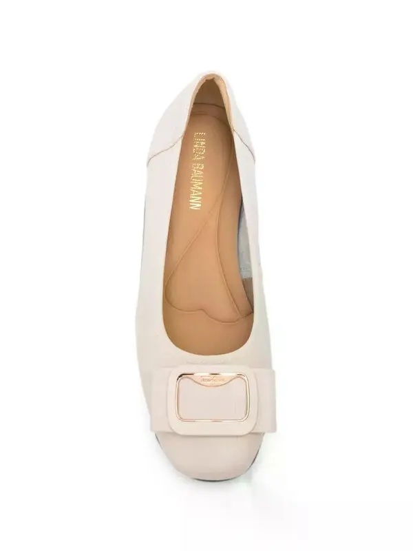 LINDA BAUMANN Buckle-detail Ballet Flats