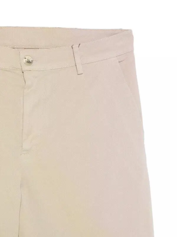 Canali Twill Slim-fit Trousers - Neutrals
