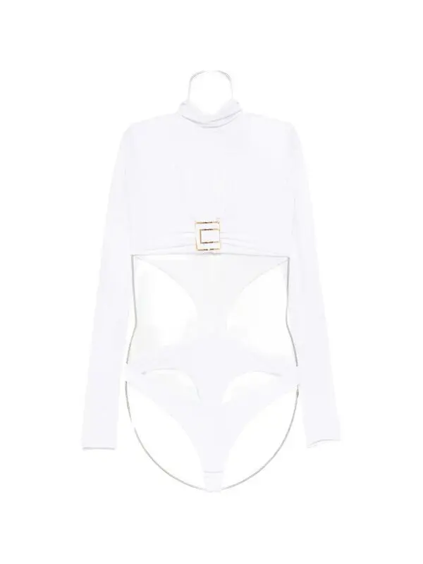 Elisabetta Franchi Logo-plaque Cropped Top