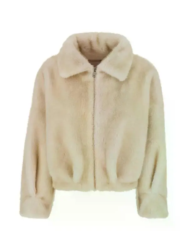 VALENTINI 1972 Faux-fur Zip-up Jacket