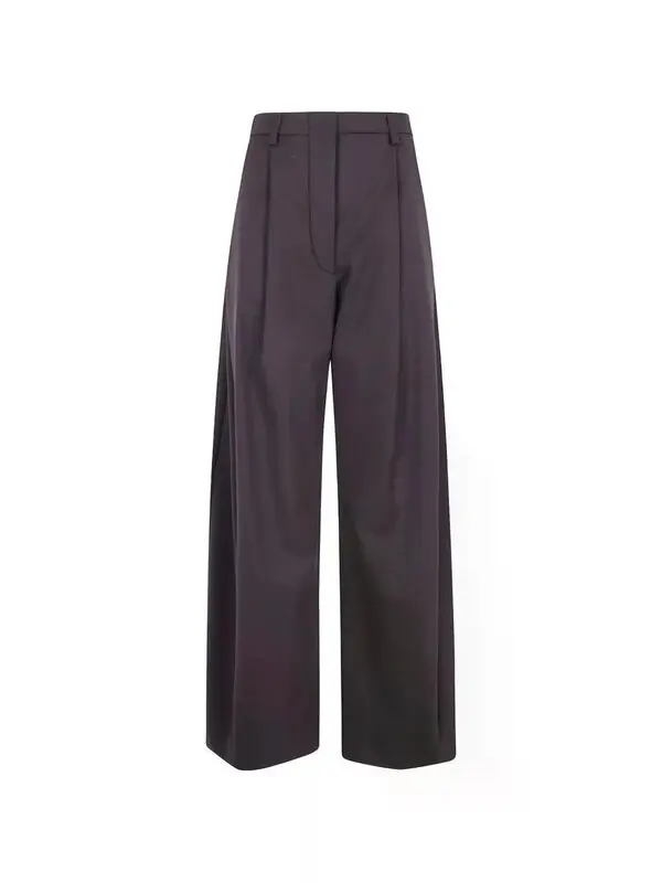 THELATEST Pleated Wide-leg Trousers