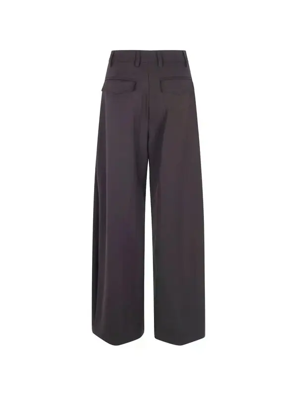 THELATEST Pleated Wide-leg Trousers