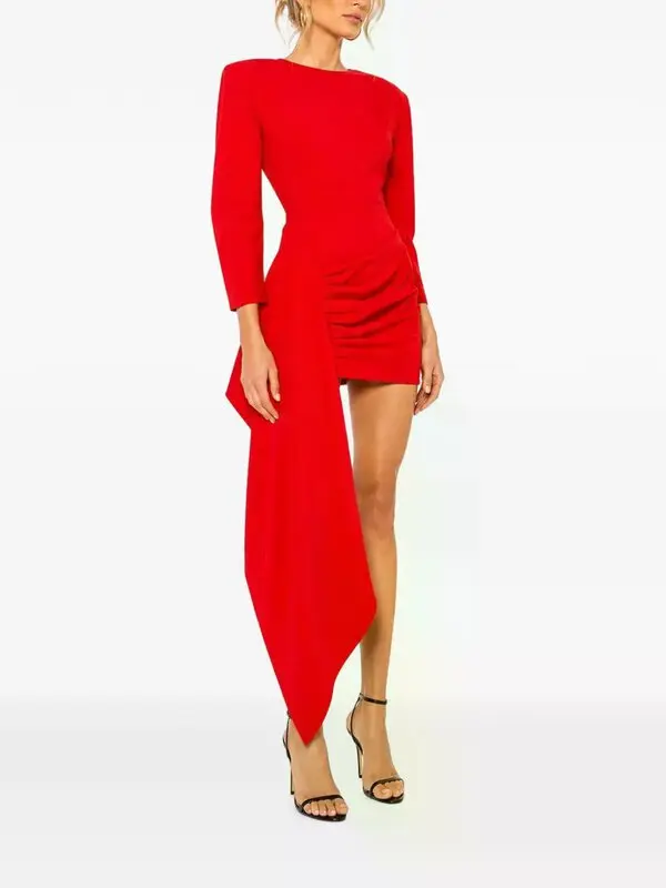 Andamane Amanda Ruched Draped Midi Dress