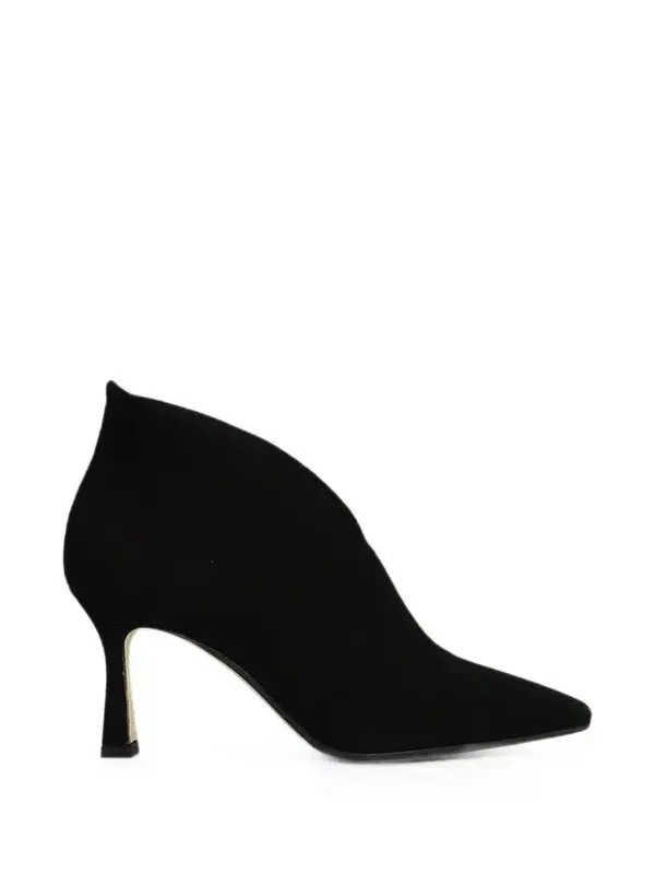 THE SELLER Pointed-toe V-cut Ankle Boots