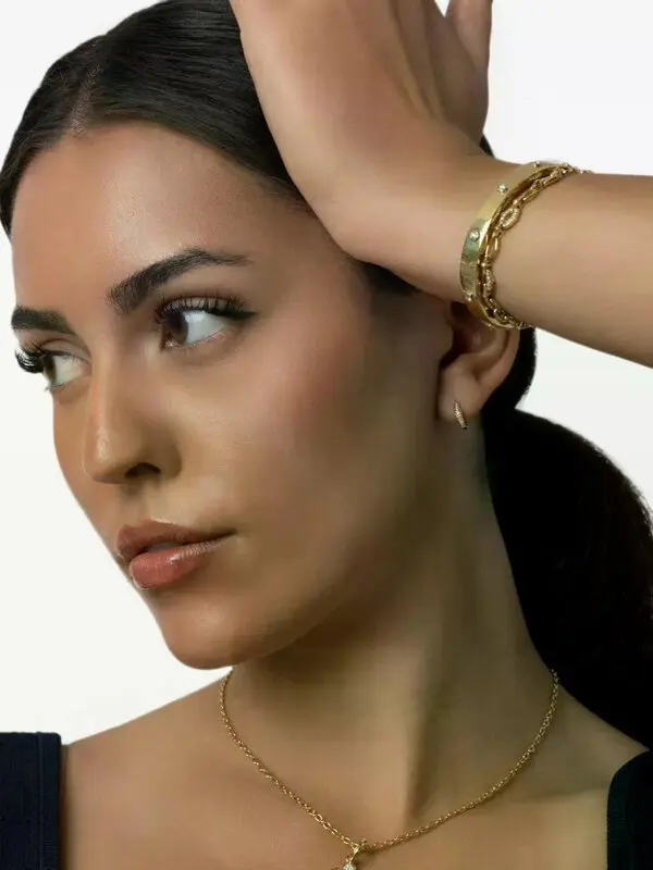 Sara Weinstock Honey Comb Diamond Bangle Bracelet