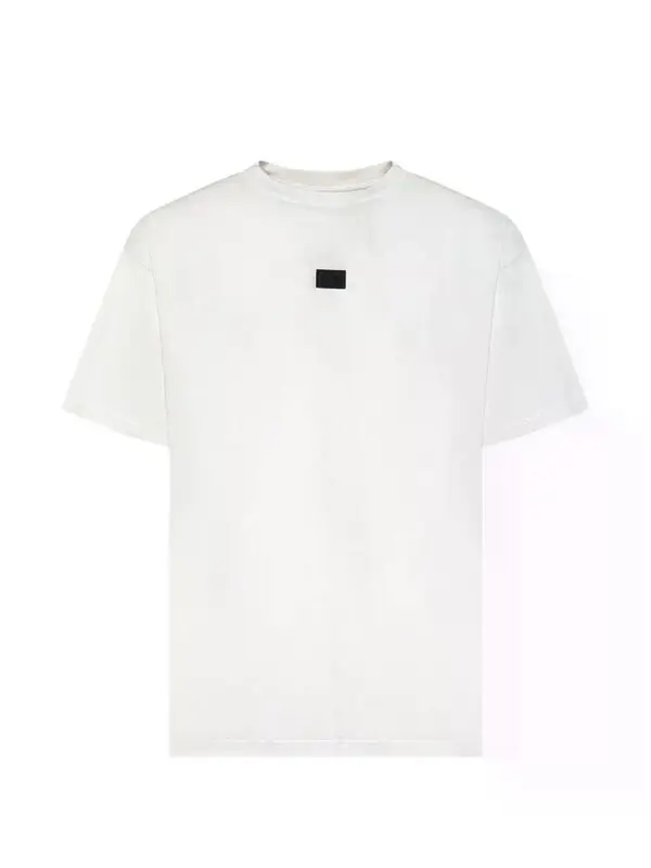 MAISON MARGIELA Logo-patch Cotton T-shirt - White