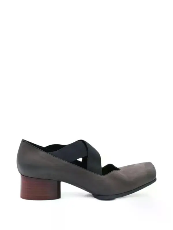 UMA WANG Cross-strap Leather Pumps