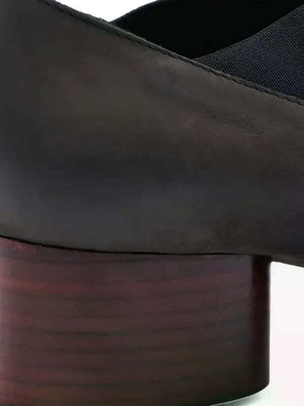 UMA WANG Cross-strap Leather Pumps