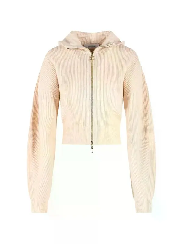 Sportmax Ribbed-knit Hooded Cardigan