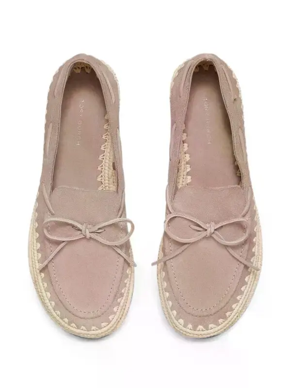 Tory Burch The Raffia Boaty Loafers