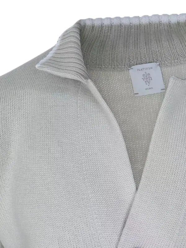Eleventy Button-up Wool Cardigan