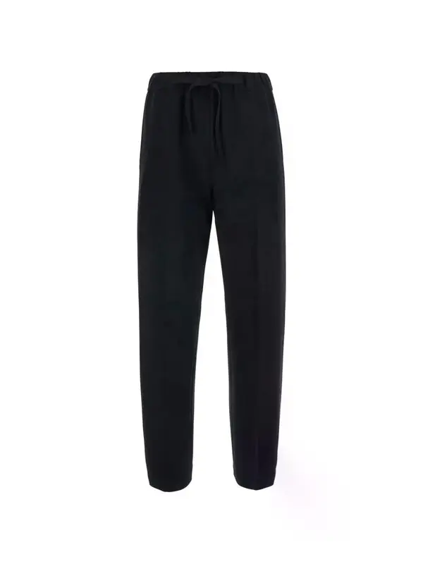 SEMICOUTURE Drawstring-waist Pressed-crease Trousers