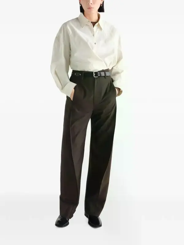 LEMAIRE Baggy Pants In Tropical Wool Blend