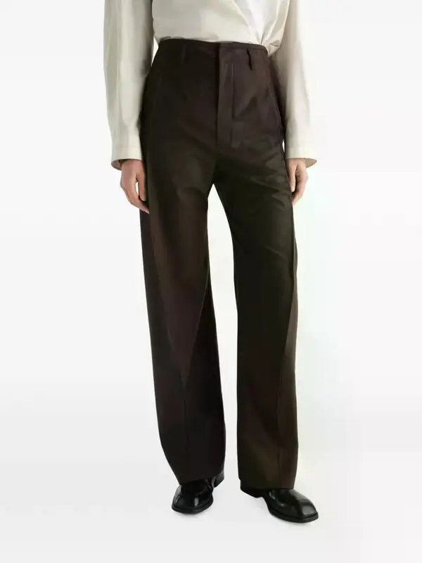 LEMAIRE Baggy Pants In Tropical Wool Blend