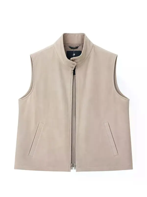 TOMBOLINI High-neck Zip-up Gilet