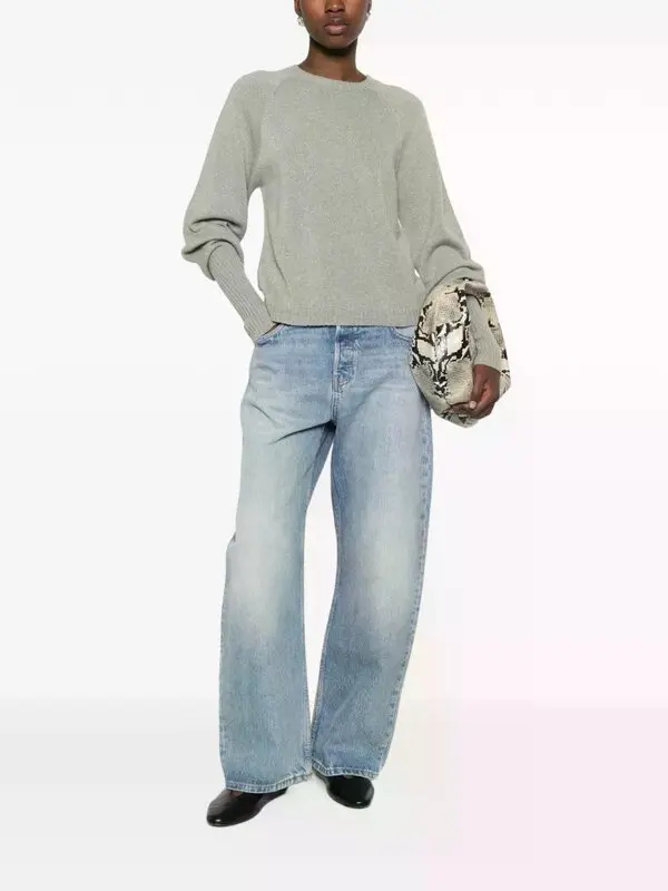 TWINSET Lurex-knit Raglan-sleeve Jumper