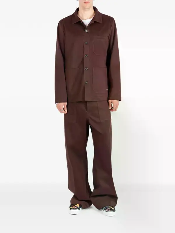 SOCIETE ANONYME Patch-pocket Cotton Jacket