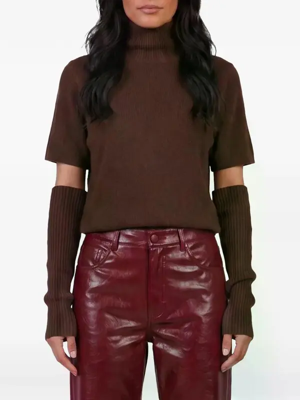 Federica Tosi Ribbed-knit High-neck Sweater