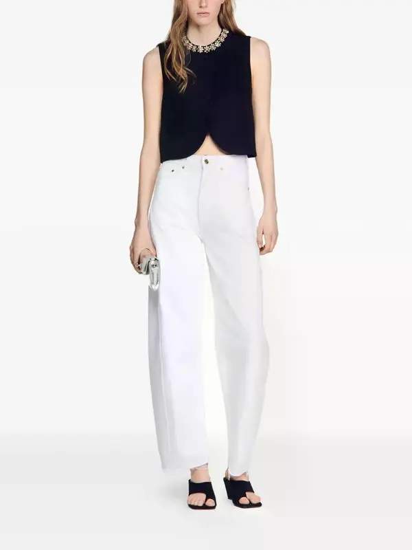 Sandro Embellished Wool Blazer