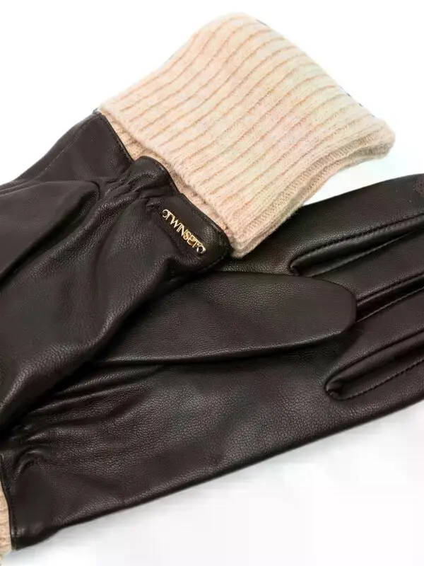 TWINSET Logo-plaque Gloves