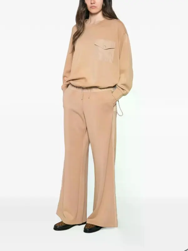 TWINSET Flap-pocket Drop-shoulder Sweatshirt