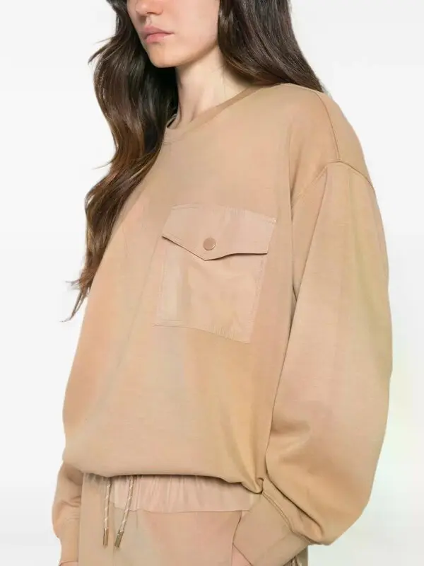 TWINSET Flap-pocket Drop-shoulder Sweatshirt