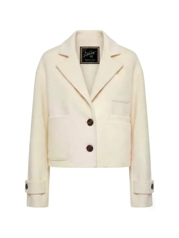 HIGH SOCIETY Lou Cropped Jacket - Neutrals