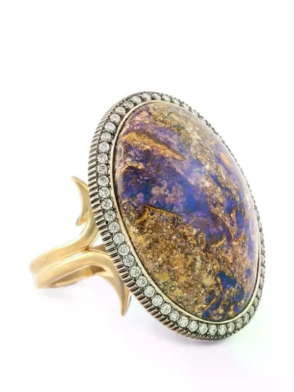 SYLVA & CIE Opal And Diamond Ring