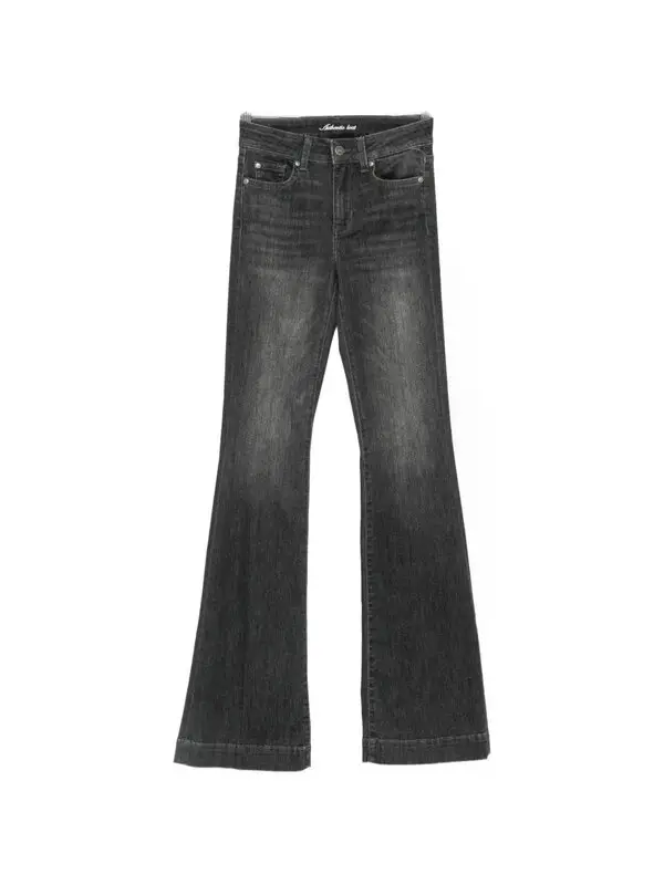 Liu Jo Faded Flared-leg Jeans