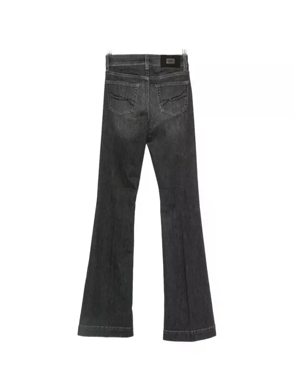 Liu Jo Faded Flared-leg Jeans