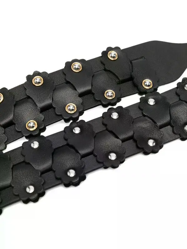 Sandro Flower-embellished Belt