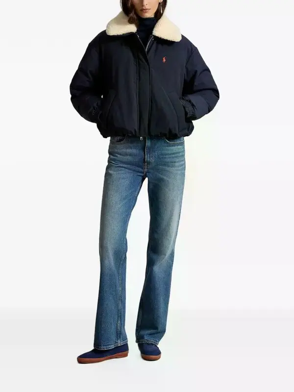 Polo Ralph Lauren High-pile-collar Down Puffer Jacket - Blue