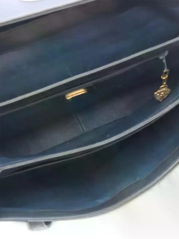 Gucci 20th Century Micro Gg Coated Canvas Handbag - Blue