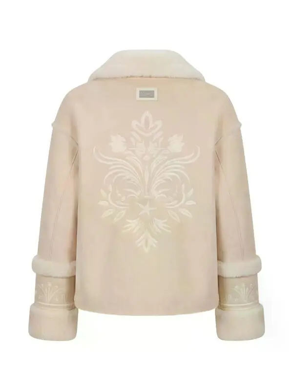 HIGH SOCIETY Alani Shearling-trim Jacket
