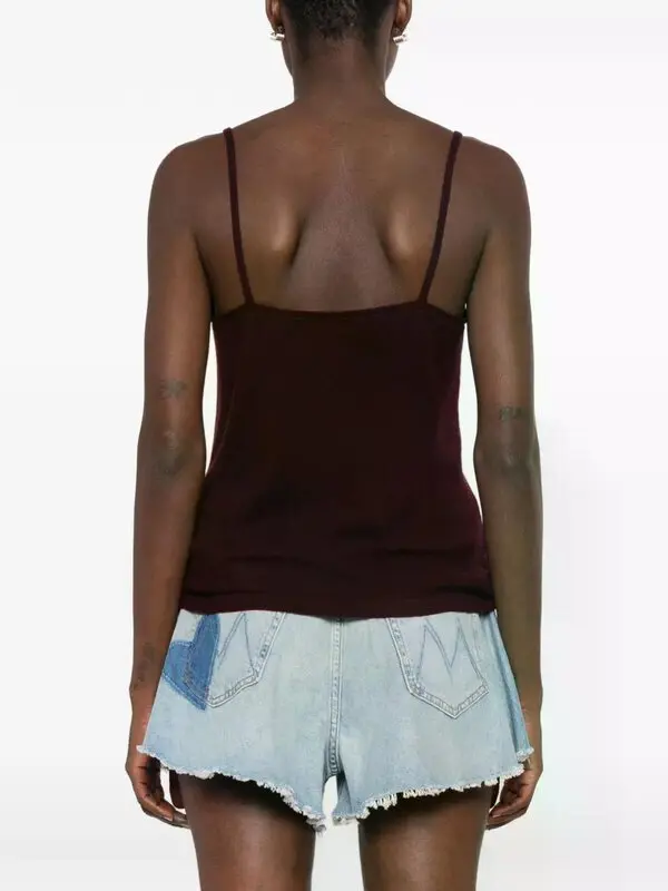 Eric Bompard V-neck Cashmere Tank Top