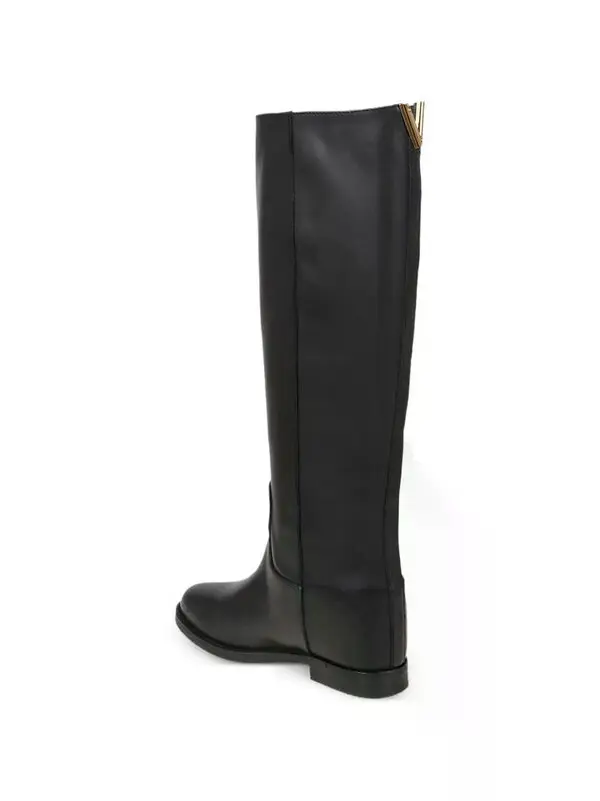 VIA ROMA 15 V-logo Knee-high Boots