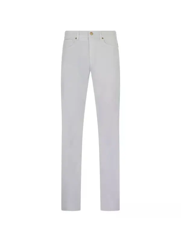Incotex Logo-patch Five-pocket Trousers