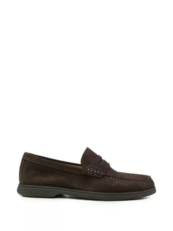 BOSS Suede Slip-on Loafers