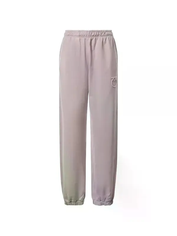Pinko Logo-embossed Cotton Jersey Track Pants