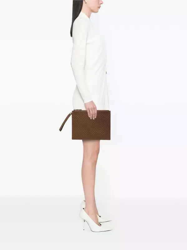 Gucci 2000-2015 Microguccissima Clutch Bag - Brown