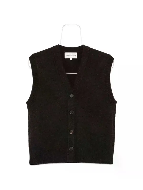 Eric Bompard V-neck Sleeveless Cardigan