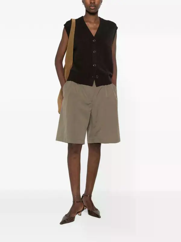 Eric Bompard V-neck Sleeveless Cardigan