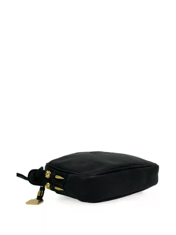 Loewe 1980-1990 Leather Anagram Crossbody Bag