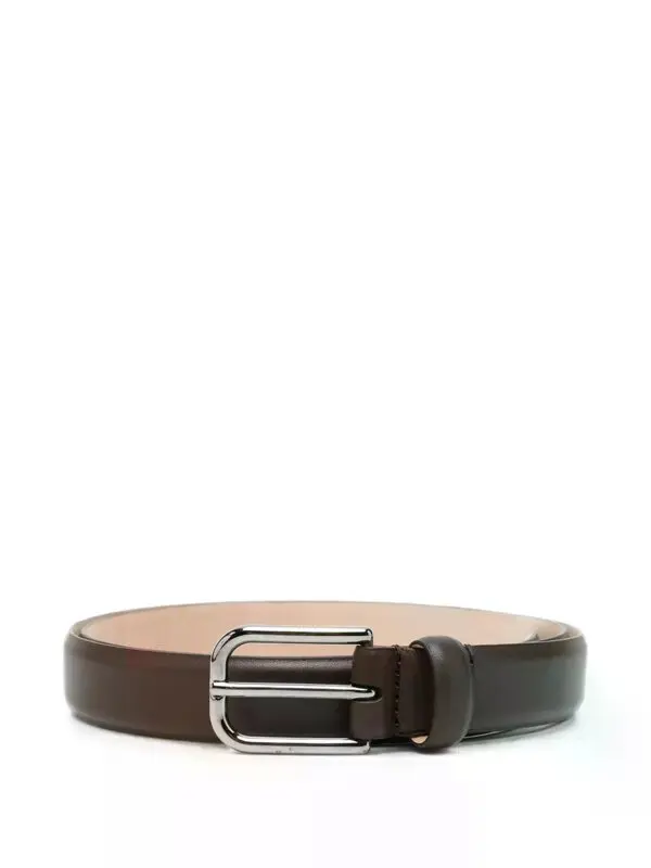Giorgio Armani Buckle-fastening Leather Belt