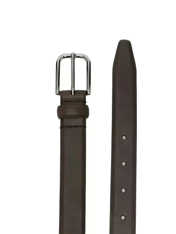 Giorgio Armani Buckle-fastening Leather Belt